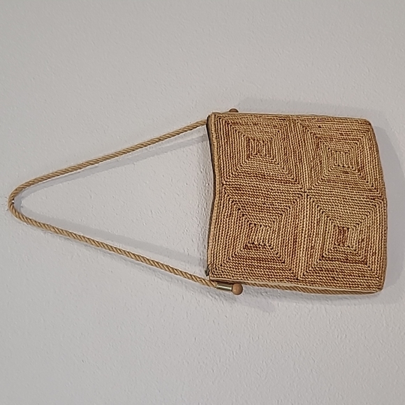 Vintage | Bags | Vintage Marcus Brothers Straw Weaved Handbag | Poshmark